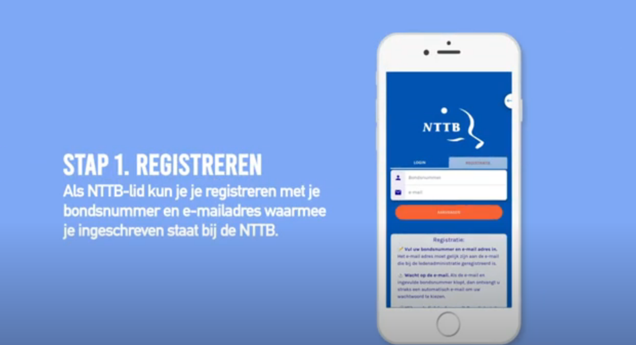Update over de NTTB app - NTTB